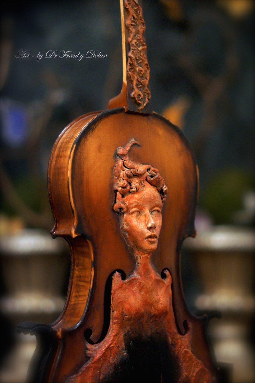 Violin Scroll Art